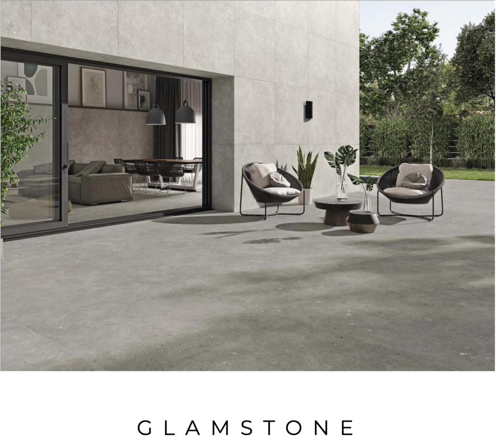 Glamstone suelo imitación piedra para exterior e interior
